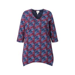Ulla Popken Shirt female Blue, Red size 58-60