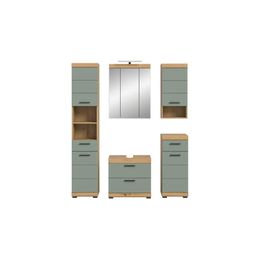 M&ouml;bel Kraft Badm&ouml;bel-Set 5 teilig gr&uuml;n Ma&szlig;e (cm): B: 164 H: 191 &raquo; M&ouml;bel Kraft