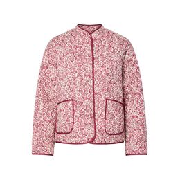 Pieces Jacke 'PCRikke' Damen Gr&ouml;&szlig;e L pitaya / dunkelpink / wei&szlig;