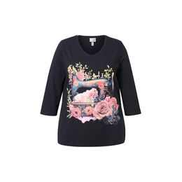 Ulla Popken Shirt female Black size 46-48