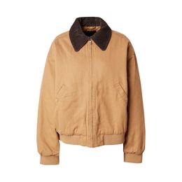 MONKI Jacke Damen Größe S braun / cognac