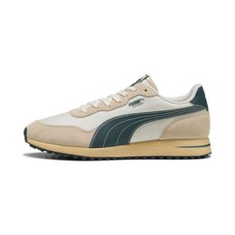 Puma Sportschuh 'Helsinki' Herren Größe 38.5 dunkelgrün / weiß / wollweiß