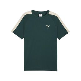 Puma T-Shirt 'T7' Herren Gr&ouml;&szlig;e L beige / dunkelgr&uuml;n