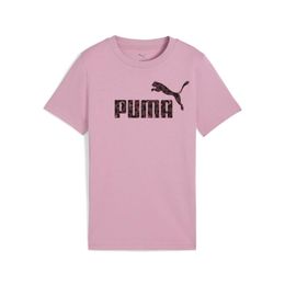 Puma T-Shirt 'Essentials' Jungen Gr&ouml;&szlig;e 116 rosa / schwarz