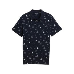 Tom Tailor Poloshirt Herren Gr&ouml;&szlig;e XXL nachtblau / wei&szlig;