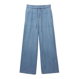 Pull&Bear Pull&bear Pleated Jeans female Blue size 40