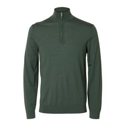 Selected Pullover 'SLHTRAY' Herren Gr&ouml;&szlig;e S dunkelgr&uuml;n