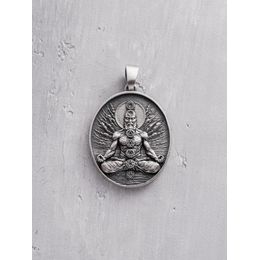 REYTEL Anh&auml;nger 'BUDDHA 7 CHAKRAS MEDITATION' Herren Gr&ouml;&szlig;e One Size silber