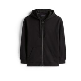 Tommy Hilfiger Big & Tall Tommy Hilfiger Big & Tall Zip-Up Hoodie 'ESSENTIAL' male Black size 2XLT