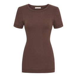 Seamless Basic Shirt female Brown size S/M