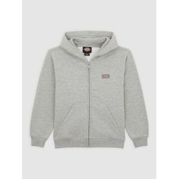 Dickies Sweatjacke 'Oakport' Jungen Gr&ouml;&szlig;e 140/146 grau