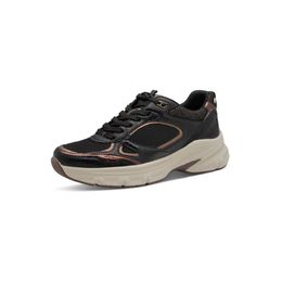 Tamaris Sneaker Damen Größe 37 bronze / schwarz