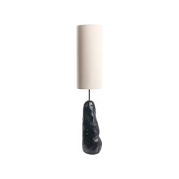 Beliani Stehleuchten SELB in Schwarz/Beige - (W) 28 x (H) 136 x (L) 28 cm | Gr.: onesize