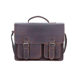 Green Burry Greenburry Aktentasche Leder 39 cm in brown | Gr.: onesize