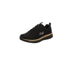 Skechers Schnürschuh in schwarz | Gr.: 38