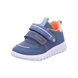 Superfit Trainingsschuhe "Sport 7 mini" in Blau/ Weiß/ Orange | Gr.: 30