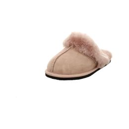 Haflinger Leder-Hausschuhe in Rosa | Gr.: 40