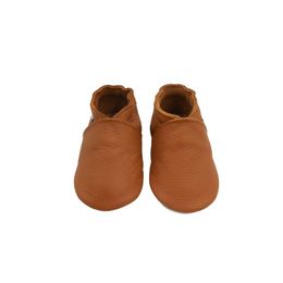 Bemesu Baby Krabbelschuhe aus Leder, weiche Lauflernschuhe mit rutschfester Sohle | Gr.: 23/24