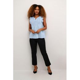 Culture &Auml;rmellose Bluse CUtoril Relaxed fit in Cashmere Blue | Gr.: L