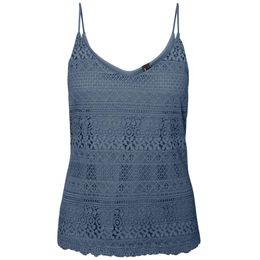 V&eacute;ro Moda Vero Moda Top 'VMHONEY' Damen Gr&ouml;&szlig;e M taubenblau