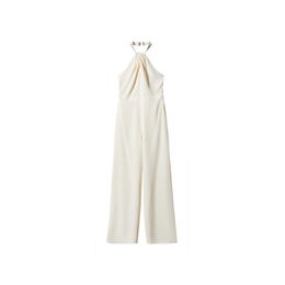 Mango Jumpsuit 'Cisne' Damen Gr&ouml;&szlig;e XL creme
