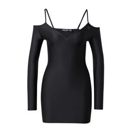 Nasty Gal Kleid Damen Gr&ouml;&szlig;e 32 schwarz Winterkleid