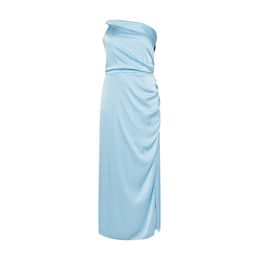 Tfnc Plus Kleid 'DELANEY' Damen Gr&ouml;&szlig;e 54 hellblau Winterkleid