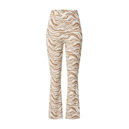 EDITED Hose 'Benni' Damen Gr&ouml;&szlig;e 42 creme / braun