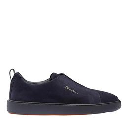 Santoni Low-Top Sneaker - Sneaker Donkerblauw - Gr. 43,5 (EU) - in Blau - f&uuml;r Damen