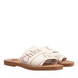 Chlo&eacute; Chlo&eacute; Slipper & Pantoletten - Flache Woody Pantolette - Gr. 41 (EU) - in Beige - f&uuml;r Damen