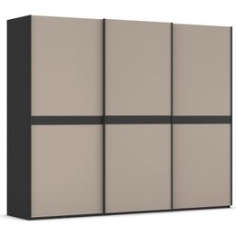 Rauch Schwebet&uuml;renschrank &raquo;Kleiderschrank Schrank Garderobe Schlafzimmerschrank SCALE-LINE&laquo; edle Optik mit Bauchbinde in Korpusfarbe mit Glasfront 