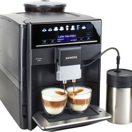 Siemens Kaffeevollautomat »EQ6 plus s400 TE654509DE, Doppeltassenfunktion, Keramikmahlwerk« viele Kaffeespezialitäten, automatische Dampfreinigung,...