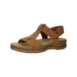 El Naturalista Riemchensandale »Sandalen Textil« Wood 41 41 Absatzhöhe: 2,5 cm