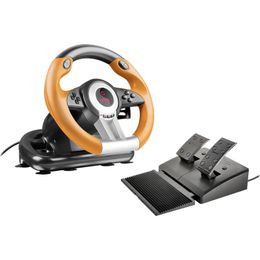 Speed-Link SPEEDLINK Gaming-Lenkrad »DRIFT O.Z. Racing Wheel« für PC, mit Pedalen und Schaltung schwarz/orange Geeignet für Simulationen und Rennspiele
