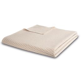 Biederlack Wolldecke &raquo;Wolldecke Merino&laquo; mit 100% Merinowolle nature Obermaterial: 100% Wolle B/L: 150 cm x 200 cm