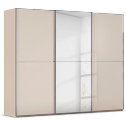 Rauch Schwebet&uuml;renschrank &raquo;Kleiderschrank Schrank Garderobe Schlafzimmerschrank SCALE-DUO&laquo; edle zweigeteilte T&uuml;ren Spiegel/Glas-Mix 3 Zierleisten MADE