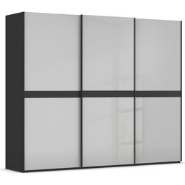 Rauch Schwebet&uuml;renschrank &raquo;Kleiderschrank Schrank Garderobe Schlafzimmerschrank SCALE-LINE&laquo; edle Optik mit Bauchbinde in Korpusfarbe mit Glasfront 