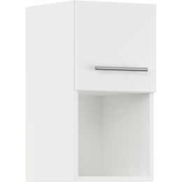 IMPULS K&Uuml;CHEN Klapph&auml;ngeschrank &raquo;"Prag und Valencia", Breite/H&ouml;he: 30/57,9 cm&laquo; vormontiert, mit Soft-Close, mit Klappt&uuml;r und offener Nische wei&szlig; 