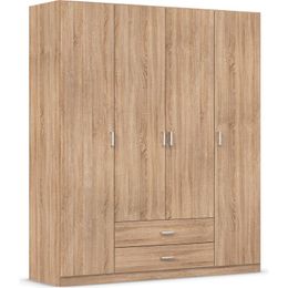 Rauch Dreht&uuml;renschrank &raquo;Kleiderschrank Schrank Garderobe W&auml;scheschrank GAMMA in 3 Breiten&laquo; mit 6 Schubladen, in schlichtem Design TOPSELLER MADE IN 