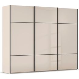 Rauch Schwebet&uuml;renschrank &raquo;Kleiderschrank Schrank Garderobe Schlafzimmerschrank SCALE-TRIO&laquo; edle dreigeteilte Front mit 2 Zierleisten Glasfront MADE 