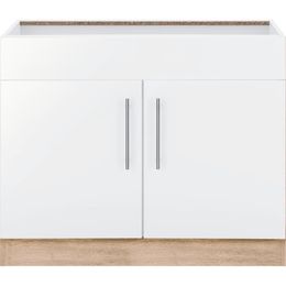 Wiho-K&uuml;chen wiho K&uuml;chen Sp&uuml;lenschrank &raquo;Cali&laquo; 100 cm breit, ohne Arbeitsplatte wei&szlig;