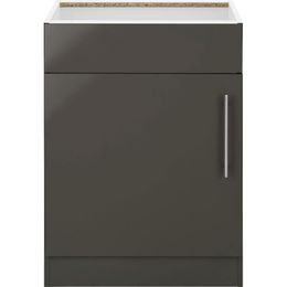 Wiho-K&uuml;chen wiho K&uuml;chen Sp&uuml;lenschrank &raquo;Cali&laquo; 60 cm breit, ohne Arbeitsplatte schwarz