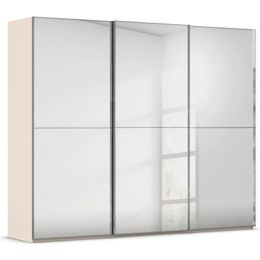 Rauch Schwebet&uuml;renschrank &raquo;Kleiderschrank Schrank Garderobe Schlafzimmerschrank SCALE-DUO&laquo; edle zweigeteilte T&uuml;ren Spiegelfront und 3 Zierleisten MADE