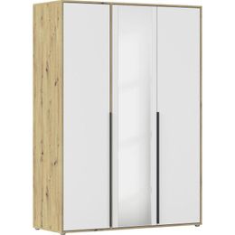 Rauch Dreht&uuml;renschrank &raquo;Kleiderschrank Schrank Garderobe W&auml;scheschrank NAGATA mit Spiegel&laquo; in 3 verschiedenen Ausstattungen BASIC/CLASSIC/PREMIUM, und