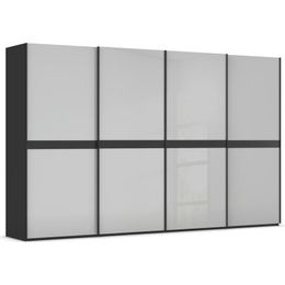 Rauch Schwebet&uuml;renschrank &raquo;Kleiderschrank Schrank Garderobe Schlafzimmerschrank SCALE-LINE&laquo; edle Optik mit Bauchbinde in Korpusfarbe mit Glasfront 