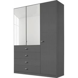 Rauch Kleiderschrank »Sinsheim« mit 4 breiten Schubkästen graumetallic