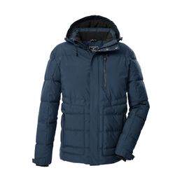 Killtec Steppjacke »KOW 87 MN QLTD JCKT« Wasserabweisende Herren Steppjacke mit abnehmbarer Kapuze dunkelblau L L Herren Winter Steppjacke mit...