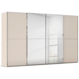 Rauch Schwebet&uuml;renschrank &raquo;Kleiderschrank Schrank Garderobe Schlafzimmerschrank SCALE-DUO&laquo; edle zweigeteilte T&uuml;ren Spiegel/Glas-Mix 3 Zierleisten MADE