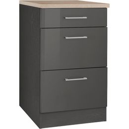 KOCHSTATION Unterschrank &raquo;KS-Utah&laquo; Breite 50 cm grau