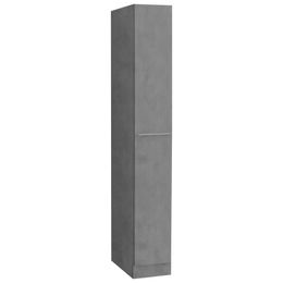 Wiho-K&uuml;chen WIHO K&Uuml;CHEN Apothekerschrank &raquo;Flexi2&laquo; Front und Korpus: betonfarben